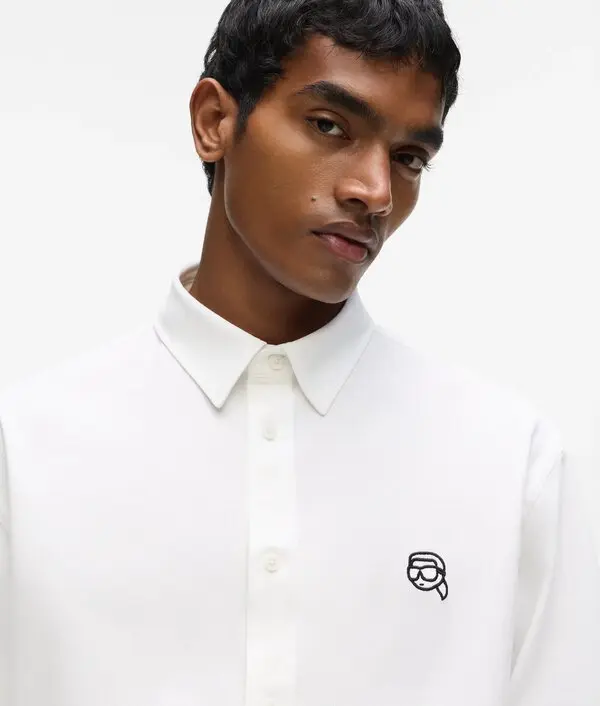 Karl Lagerfeld Ikon Oxford Cotton Shirt