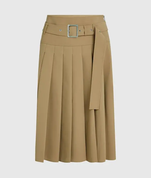 Karl Lagerfeld Pleated Midi Skirt