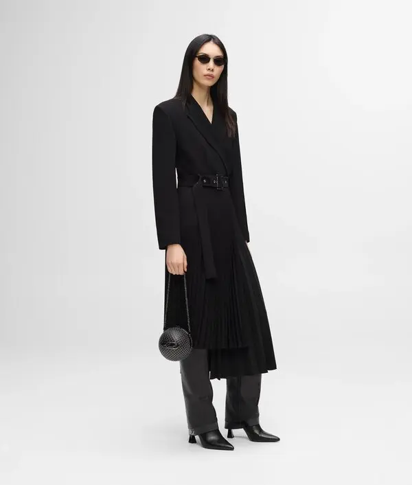 Karl Lagerfeld Asymmetric Tailored Dress