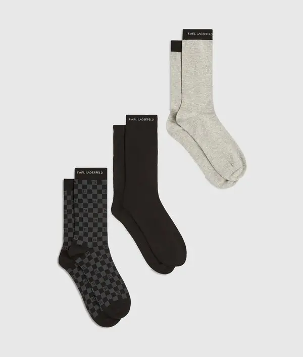 Karl Lagerfeld Three-pack Socks