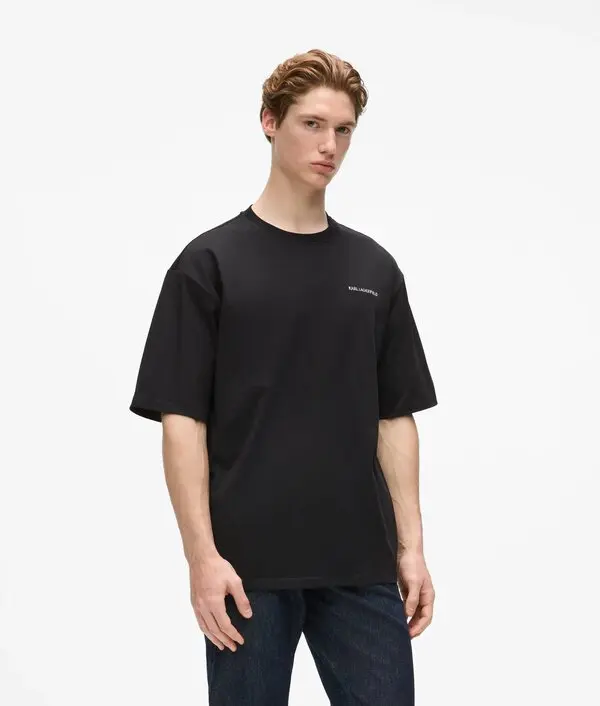 Karl Lagerfeld Après Ski Club Logo T-shirt - Black