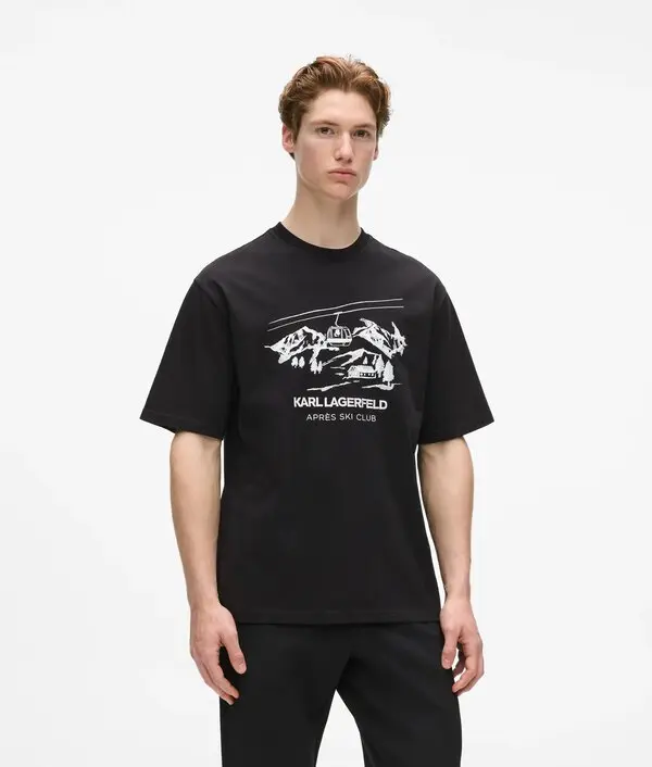 Karl Lagerfeld Après Ski Club T-shirt - Black