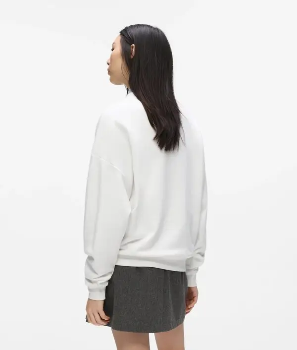 Karl Lagerfeld Ikon Choupette Muse Sweatshirt - White