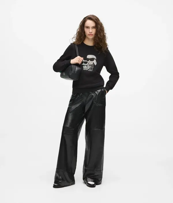 Karl Lagerfeld Ikon Rhinestone Sweatshirt