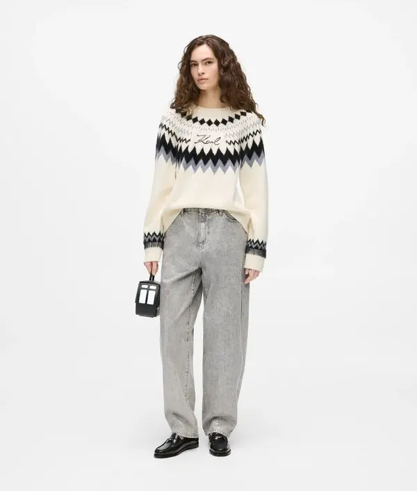 Karl Lagerfeld Alpine Knitted Sweater