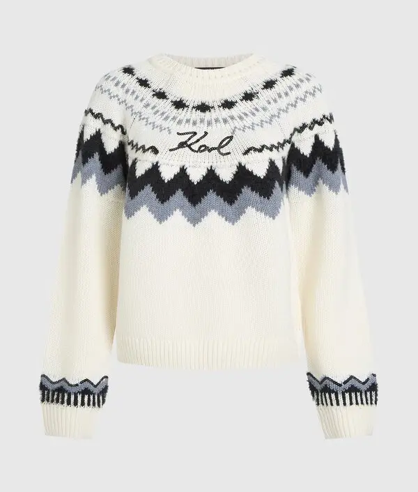 Karl Lagerfeld Alpine Knitted Sweater