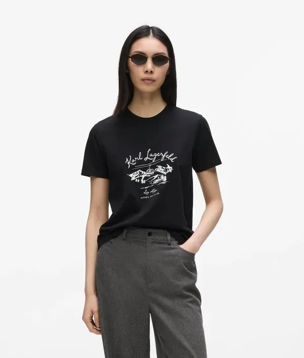 Karl Lagerfeld Après Ski Club T-shirt - Black