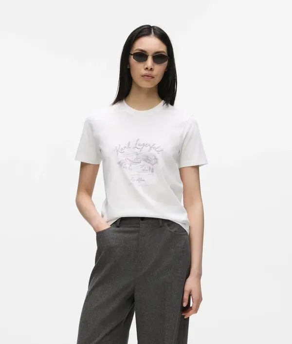 Karl Lagerfeld Après Ski Club T-shirt - White