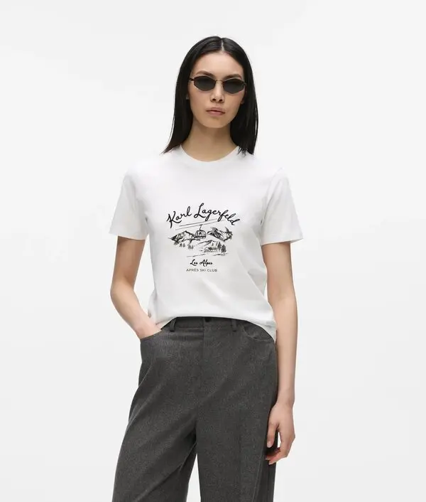 Karl Lagerfeld Après Ski Club T-shirt - White