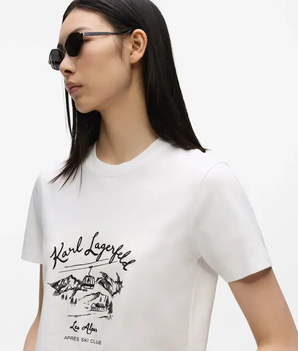 Karl Lagerfeld Après Ski Club T-shirt - White