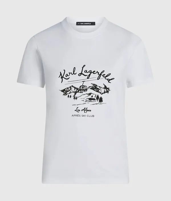 Karl Lagerfeld Après Ski Club T-shirt - White