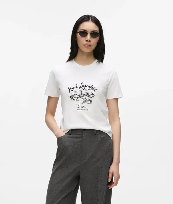 Karl Lagerfeld Après Ski Club T-shirt - White