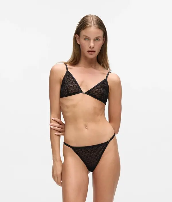 Karl Lagerfeld Autograph Triangle Bra