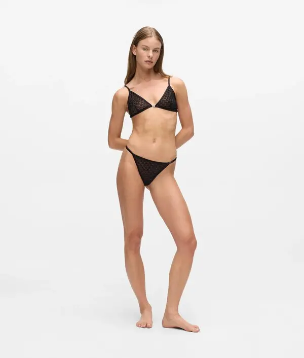 Karl Lagerfeld Autograph Triangle Bra