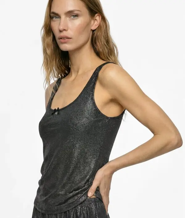 Karl Lagerfeld Ikon Glitter Short Pajama Set