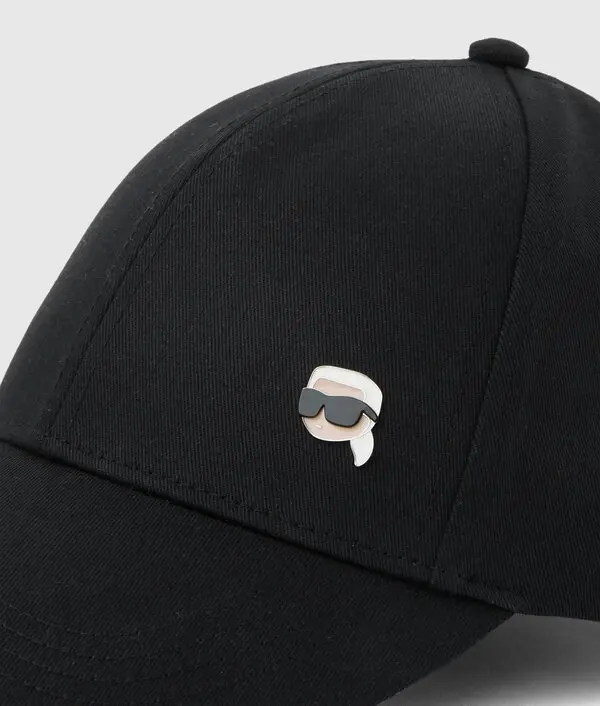Karl Lagerfeld Ikon Pin Baseball Cap
