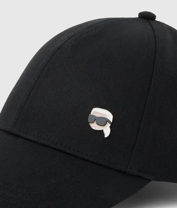 Karl Lagerfeld Ikon Pin Baseball Cap