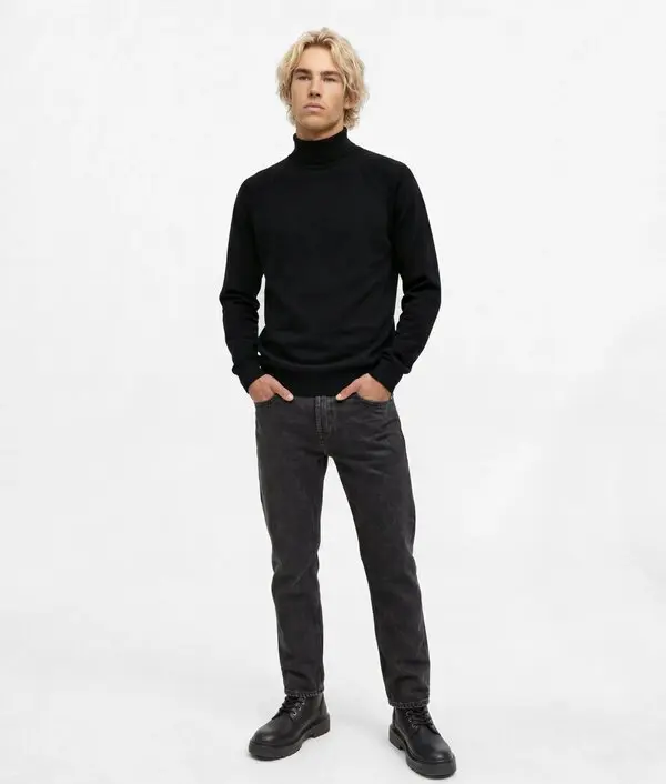 KL JEANS Jeans Lightweight Knit Rollneck Sweater
