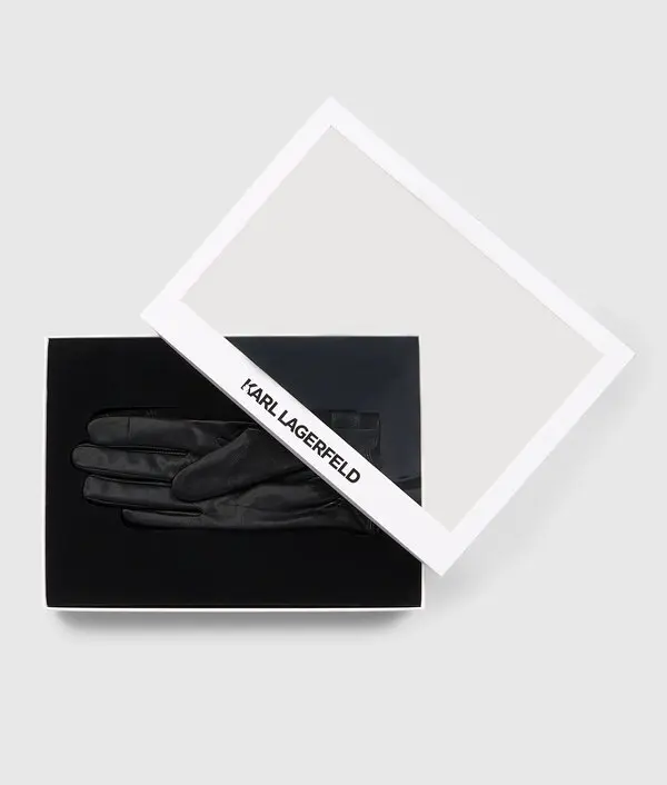 Karl Lagerfeld K/autograph Suede Gloves