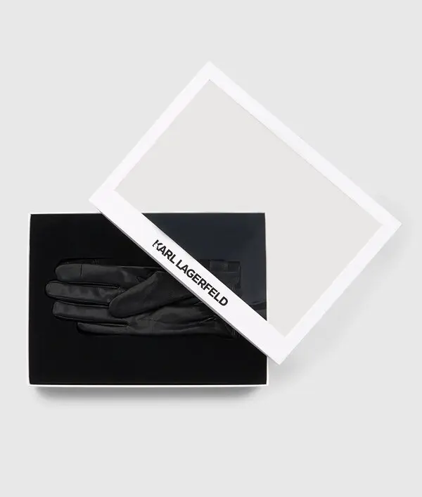 Karl Lagerfeld K/autograph Suede Gloves