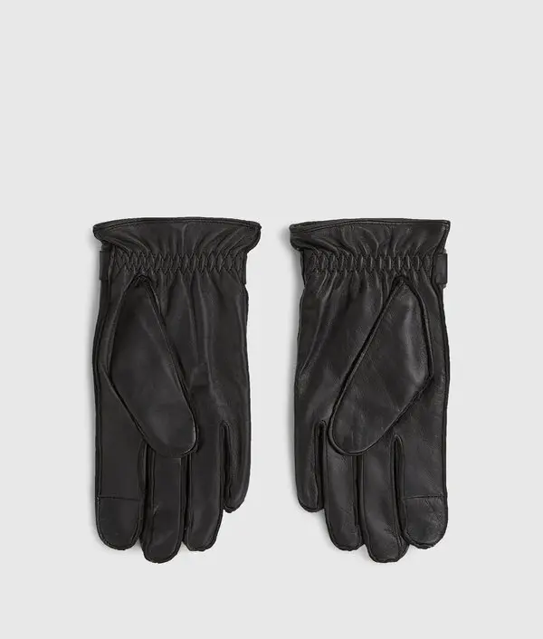 Karl Lagerfeld K/monogram Leather Gloves