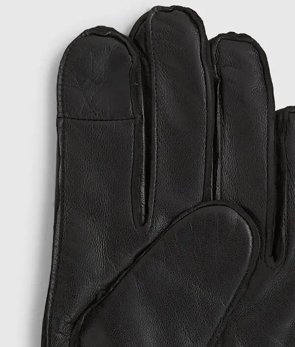Karl Lagerfeld K/monogram Leather Gloves