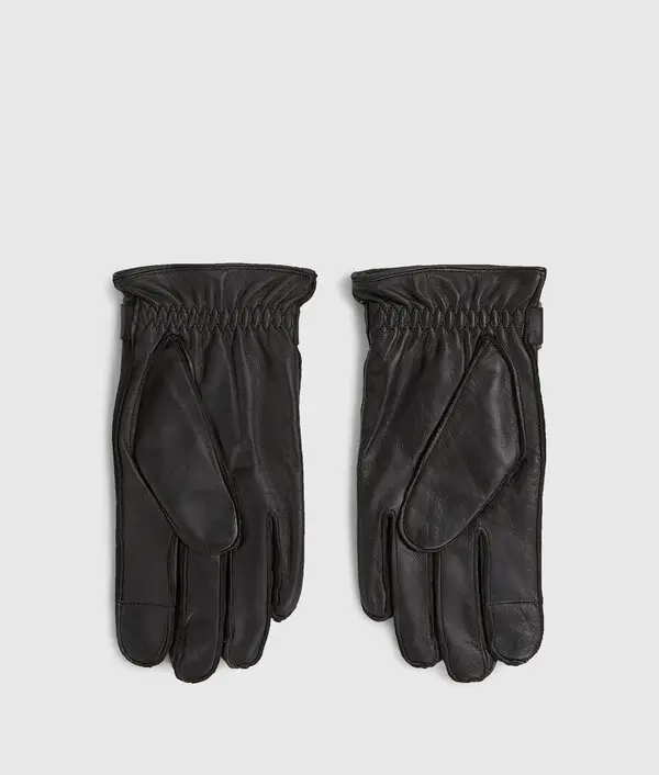 Karl Lagerfeld K/monogram Leather Gloves