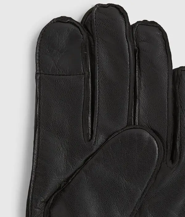 Karl Lagerfeld K/monogram Leather Gloves