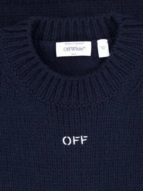 Off-White Wool Sweater "arrow