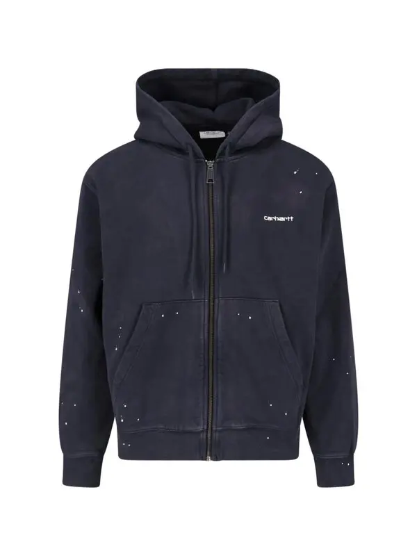 Carhartt Work In Progress Hooded Painter Sweatshirt - Black