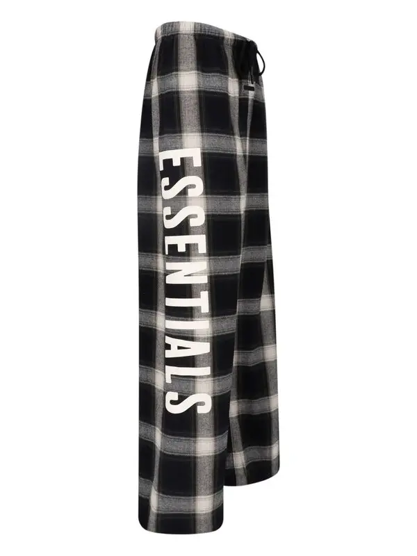 Fear Of God Plaid Wide Leg Trousers