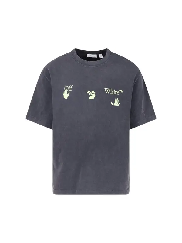 Off-White T-shirt "bacco Arrow Skate - Black