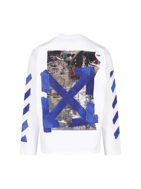 Off-White T-shirt "bacco Arrow Skate