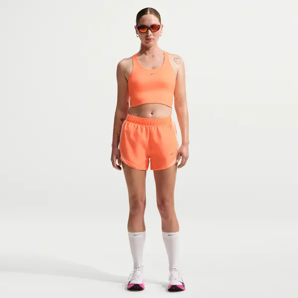 Nike Tempo Dri-fit Mid-rise Running Shorts - Orange