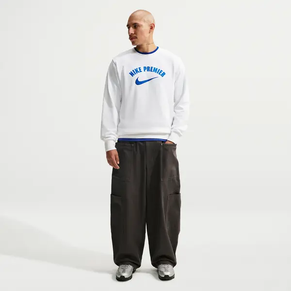 Nike Premier Dri-fit Soccer Fleece Crew - White