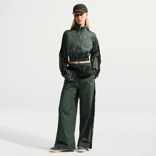Nike Loose Mid-rise Lace Track Pants - Green
