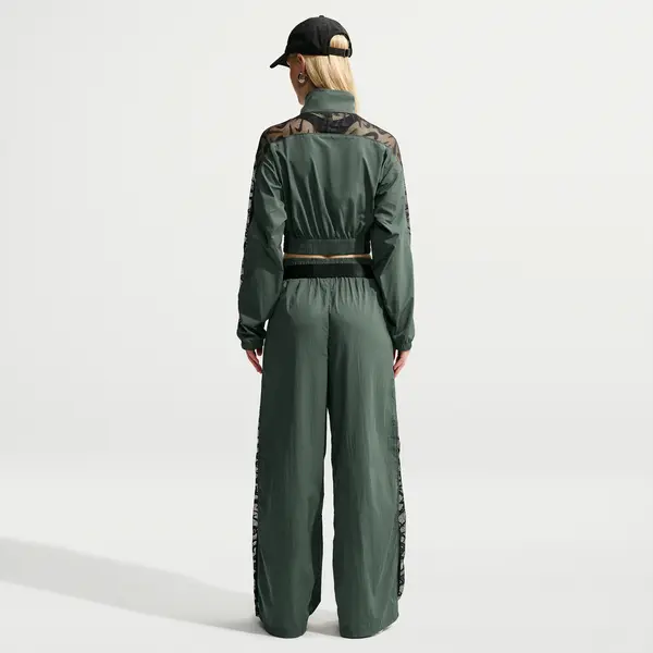 Nike Loose Mid-rise Lace Track Pants - Green