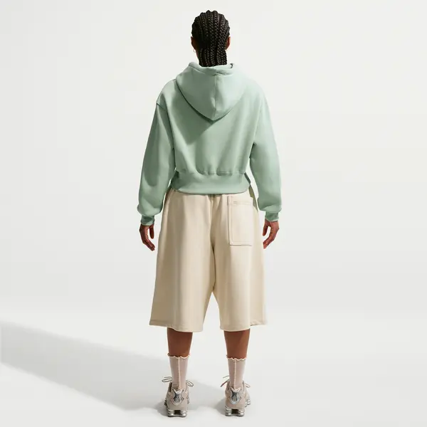 Nike Phoenix Fleece Cropped Hoodie - Green
