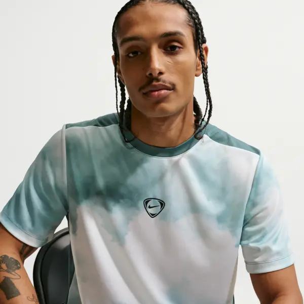Nike Academy+ Dri-fit Short-sleeve Soccer Top - Grey