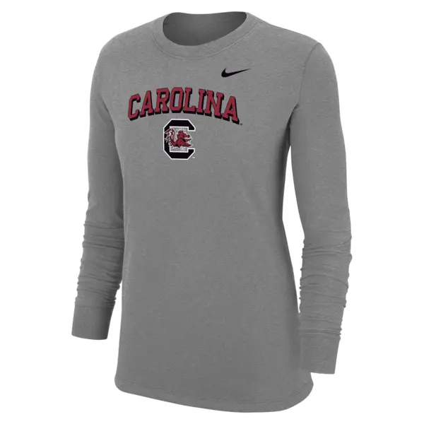 Nike College Long Sleeve T-shirt - Grey