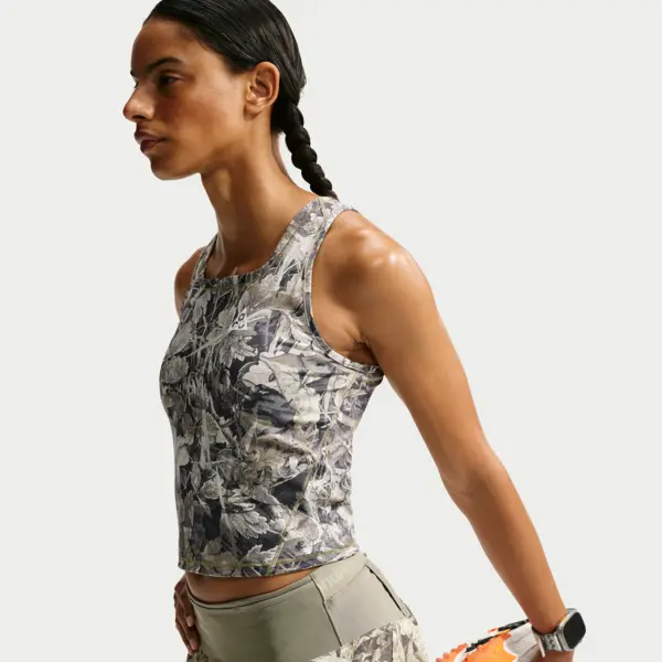 Nike Chamo Camo" Dri-fit Trail Running Tank Top