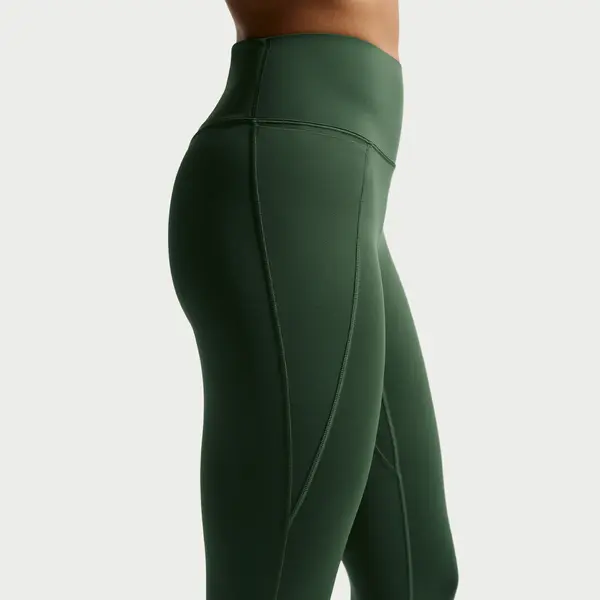 Nike Universa High-waisted 7/8 Leggings With No Front Seam - Green