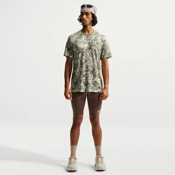 Nike Chamo Camo" Dri-fit Trail Running T-shirt - White