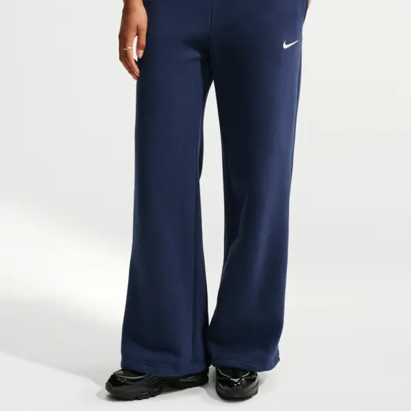 Nike Studio Fleece Medium Weight Mid-rise Wide-leg Pants