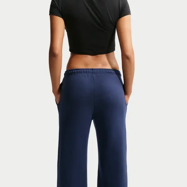 Nike Studio Fleece Medium Weight Mid-rise Wide-leg Pants