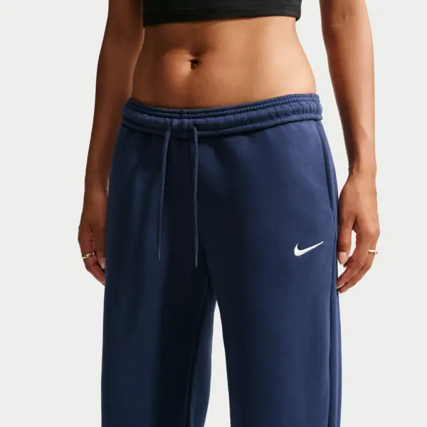 Nike Studio Fleece Medium Weight Mid-rise Wide-leg Pants
