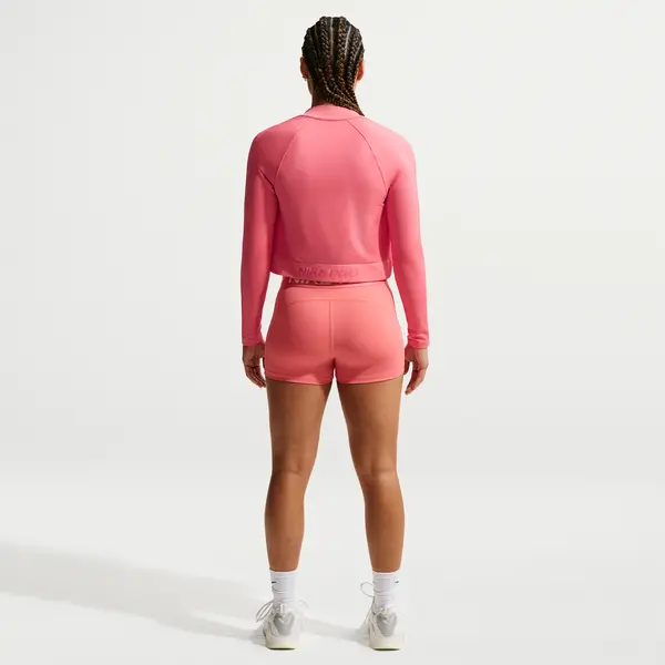 Nike Pro Seamless Full-zip Training Top - Pink