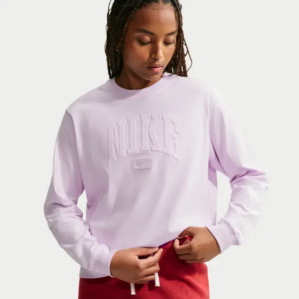Nike Classic Loose Long-sleeve T-shirt - Purple