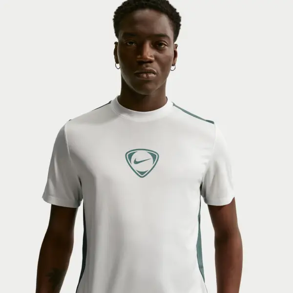 Nike Academy+ Dri-fit Short-sleeve Soccer Top - White
