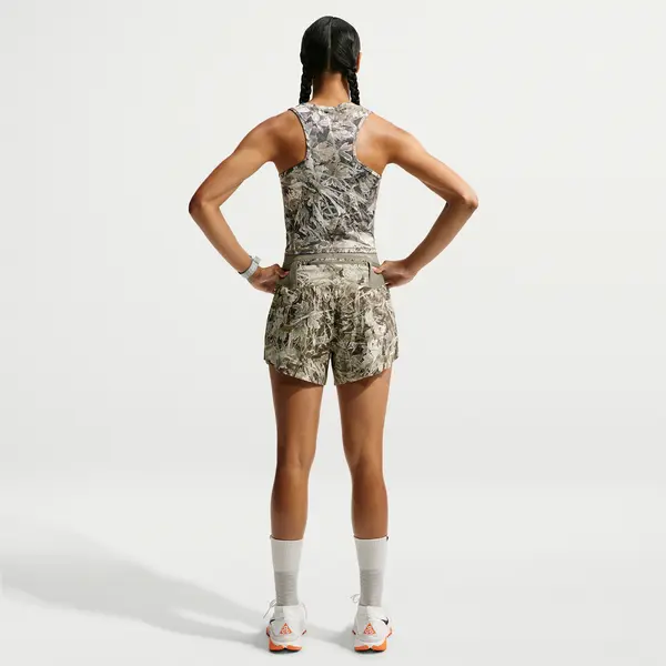 Nike Chamo Camo" Dri-fit 4" Brief-lined Trail Running Shorts
